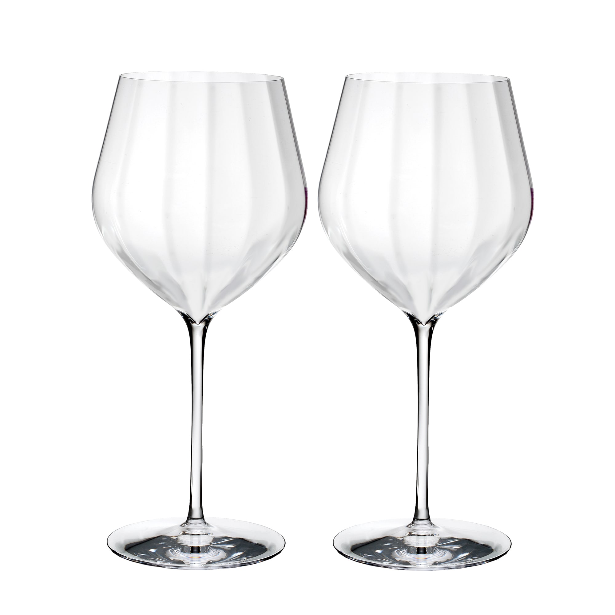 Waterford Crystal Elegance Optic Set Of Two Big Red Wine Glasses Ross Simons
