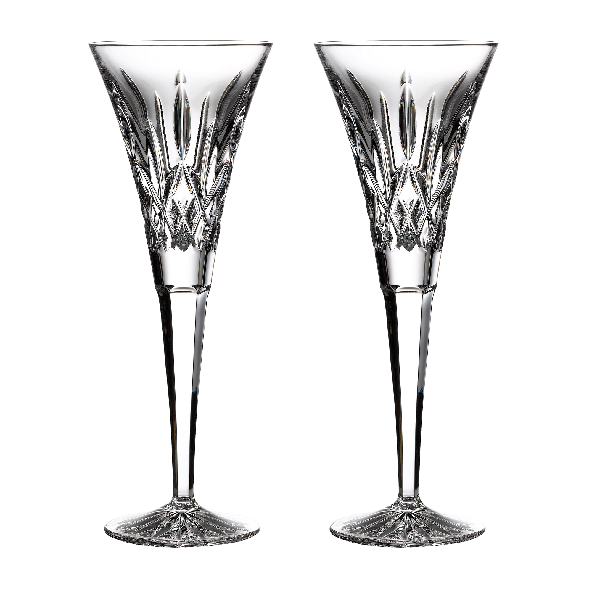 Waterford Crystal Lismore T Bar Set Of 2 Flute Glasses Ross Simons